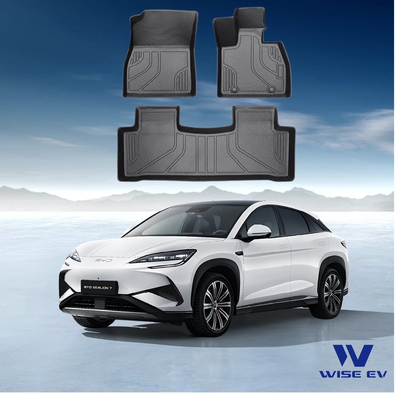 for BYD Sealion 6 Fit Floor Mats - 3pcs Set, All-Weather TPE ...