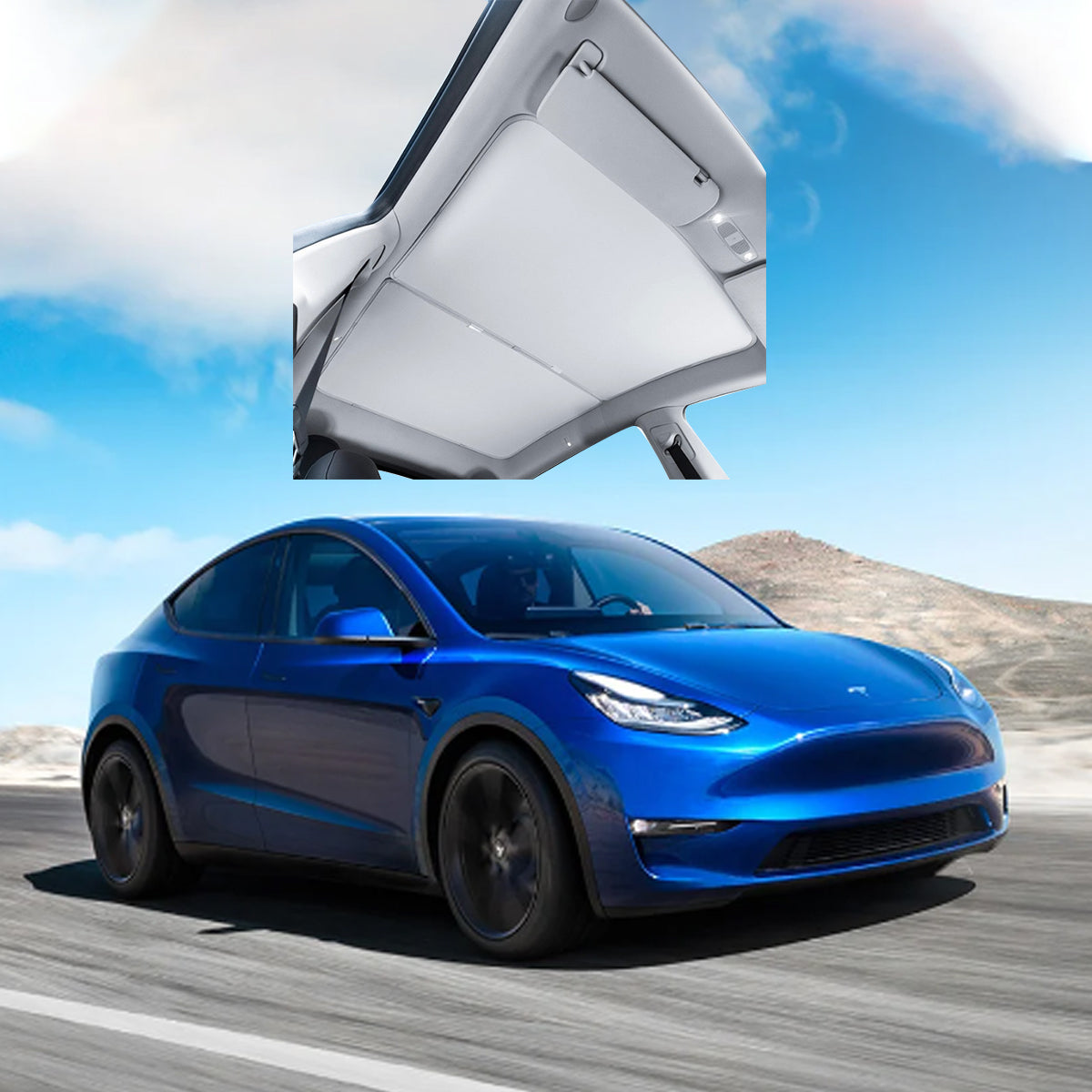 Tesla Model Y 2021-2024 Crystal Roof Sunshade – Wise EV Australia